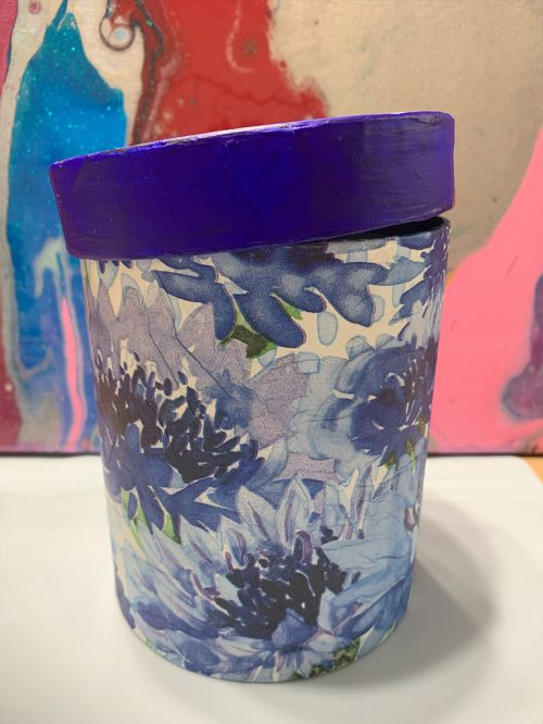 Repurposed Candlestick and box – Cruzs Designs